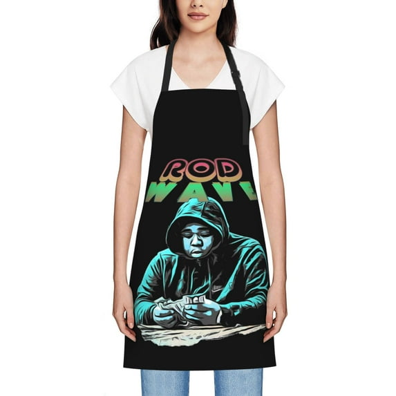 Rod Wave Waterproof Apron Home Decor For Kitchen/Cooking/Gardening ...