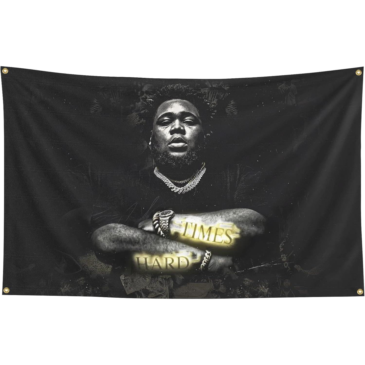 Rod Wave tapestry, hip-hop decorative tape, dormitory fashion posters ...