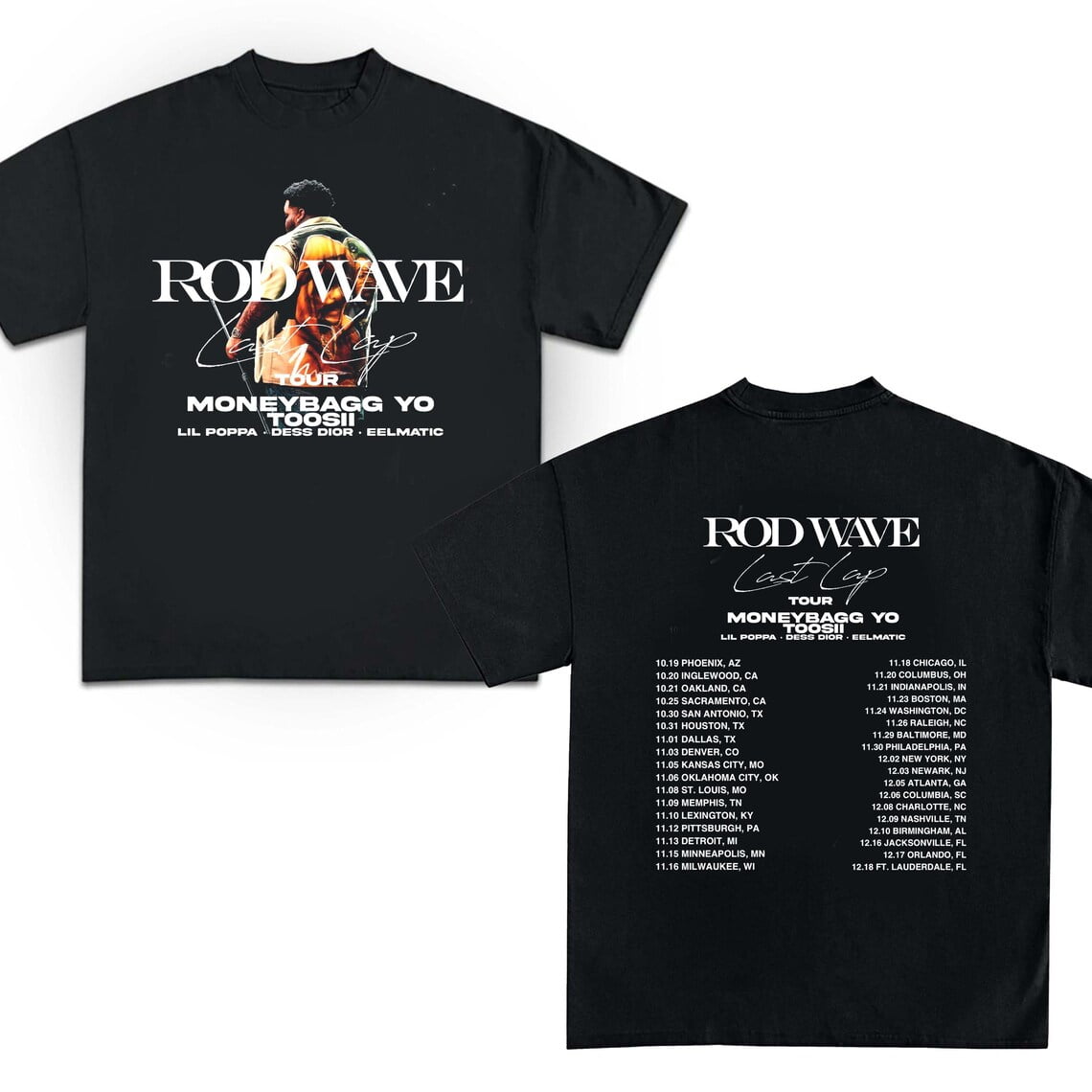 Rod wave Tour Bootleg Concert Tee Fan Art Rapper Rod wave - Walmart.com