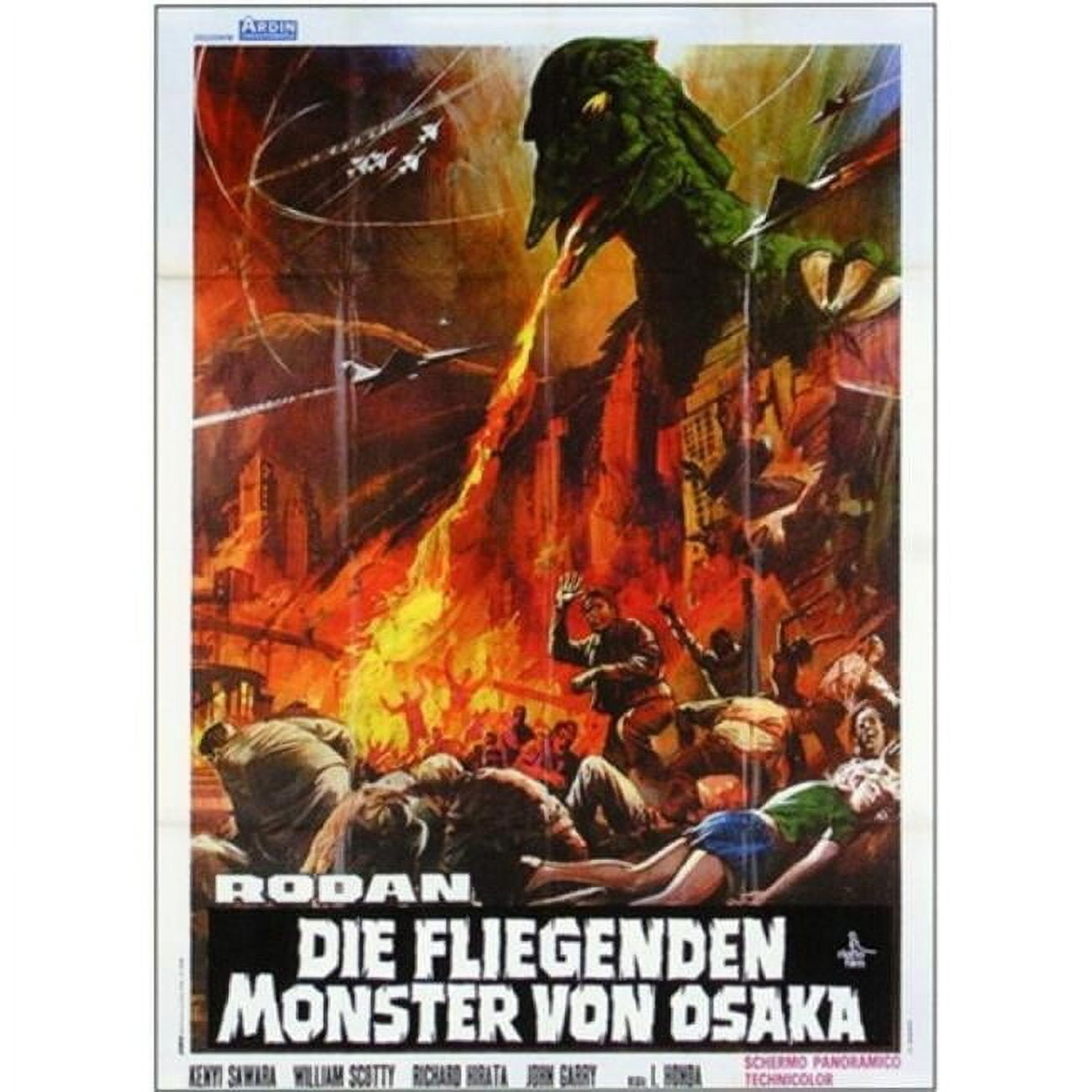 Rodan Movie Poster - 11 x 17 in. - Walmart.com