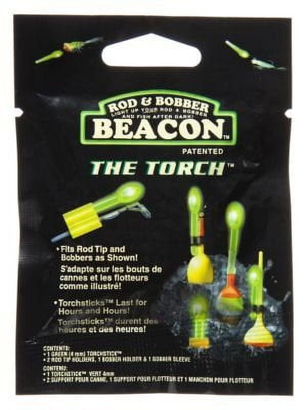 Rodd-n-Bobb's "The Torch" Fishing Light Stick, Multi-Color, 4 Pack ...