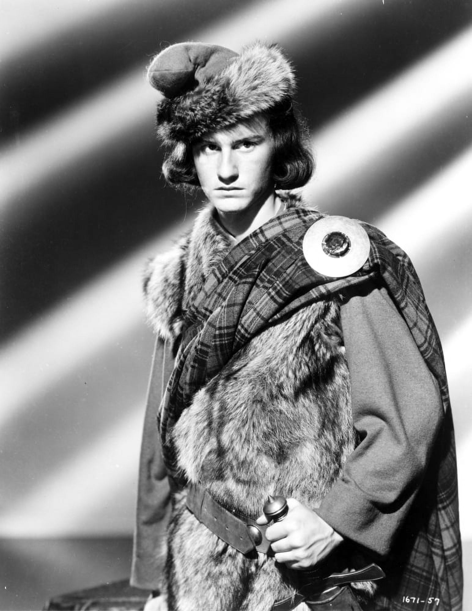 Roddy McDowell standing in Fur Coat Classic Portrait Photo Print (8 x ...