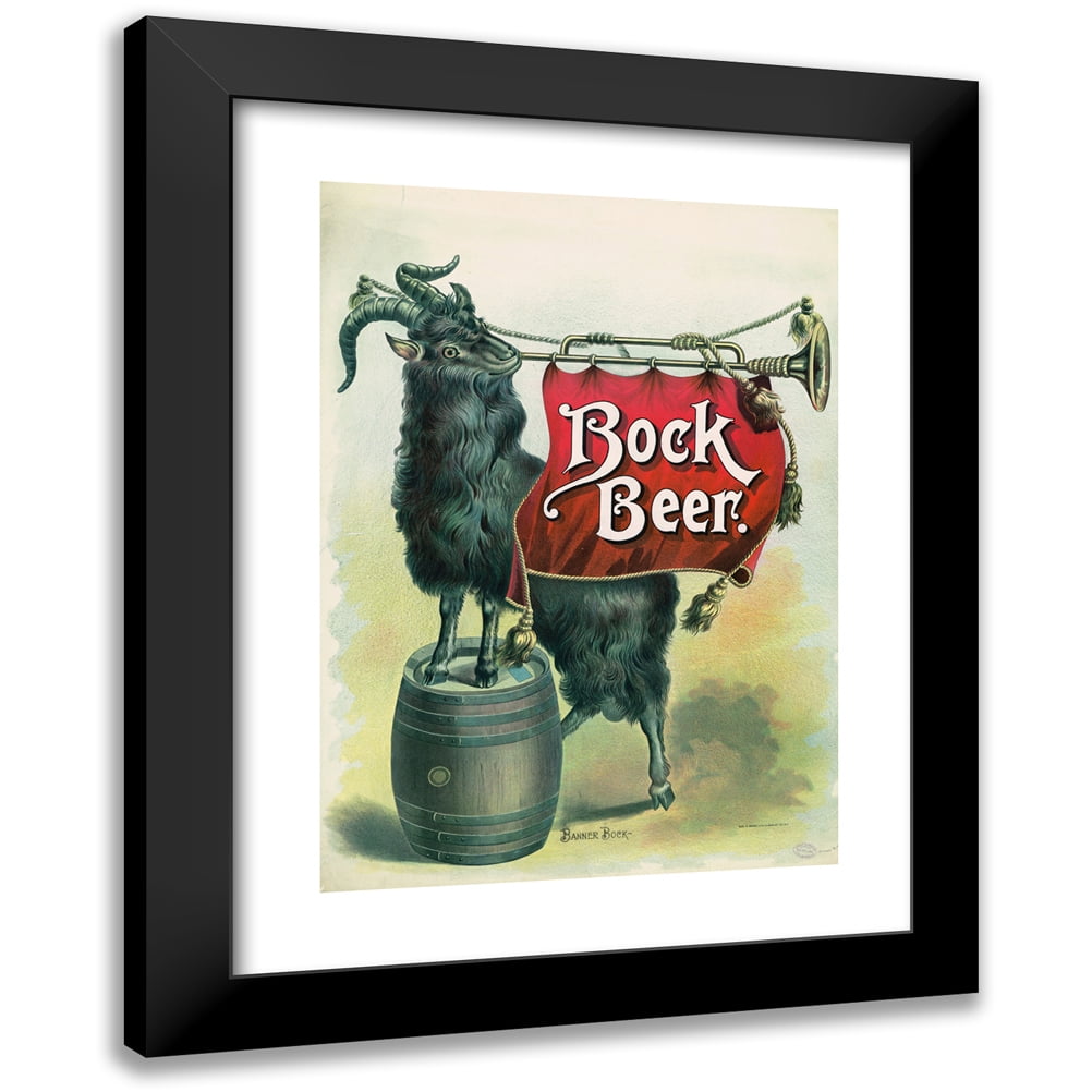 Rode & Brand 14x18 Black Modern Framed Museum Art Print Titled - Bock ...