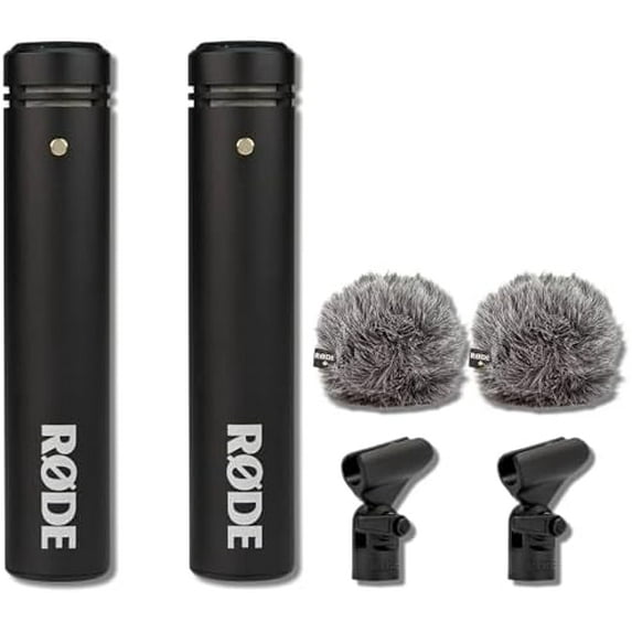 Rode M5 Matched Pair Small-Diaphragm Condenser Microphones with Rode ...