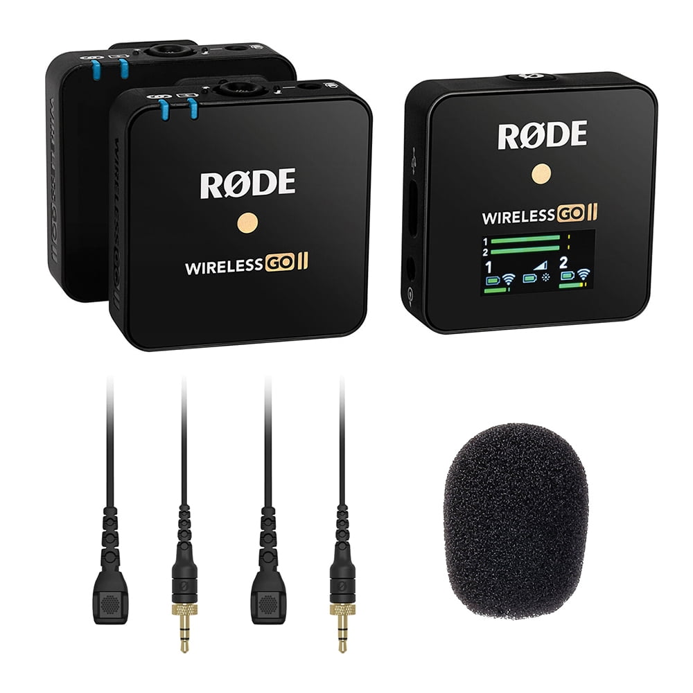 Rode Microphones Wireless GO II Dual Channel Wireless Microphone System ...