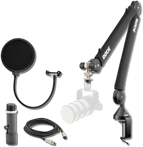 Rode PSA1+ Studio Boom Arm for Podcasting and Streaming with Release ...