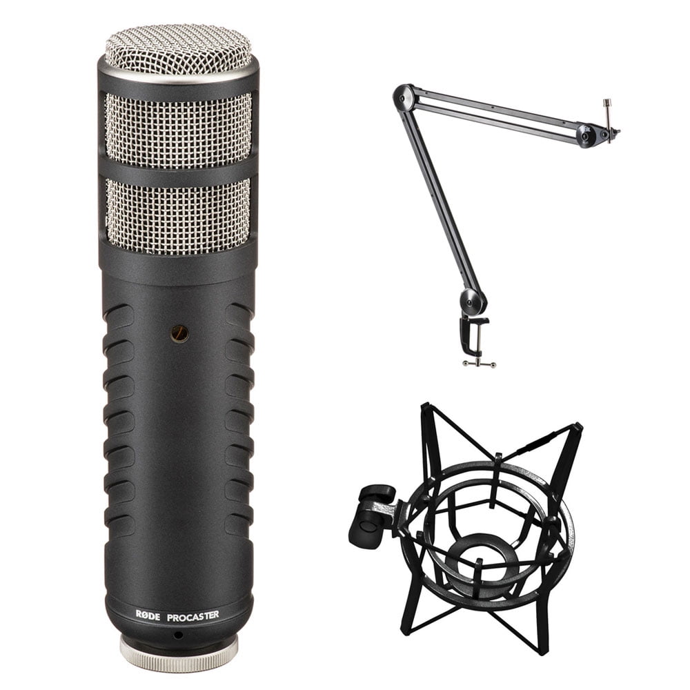 Rode Procaster Broadcast Dynamic Vocal Mic Bundle with Heil Sound PL2T ...