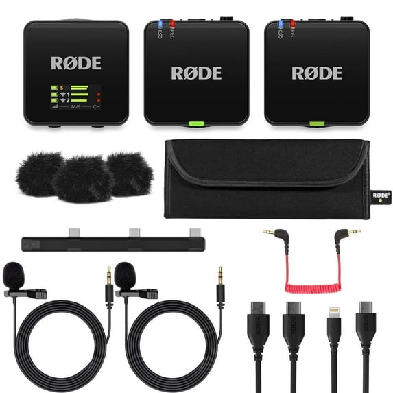 Rode, Wireless Microphone System, GEN 3, with 2 Lavaliere Microphones ...