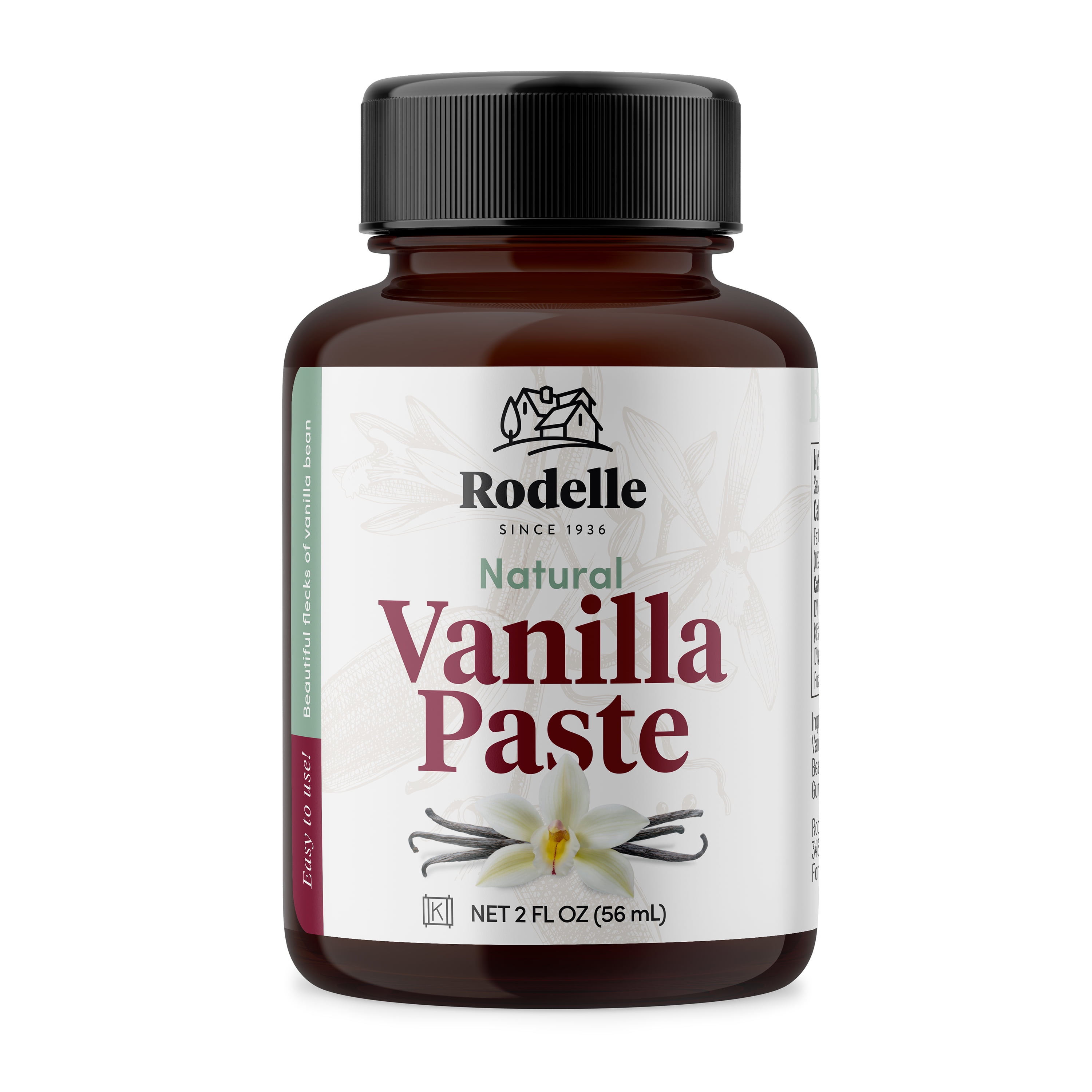 Rodelle All Natural Vanilla Paste, 2 fl oz, Baking Extract - Walmart.com