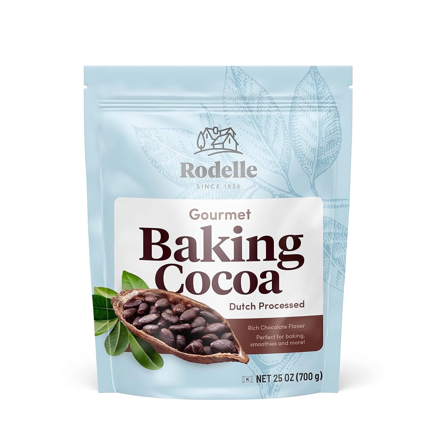 Rodelle Dutch-Processed Gourmet Baking Cocoa Powder, 25 ounce pouch ...