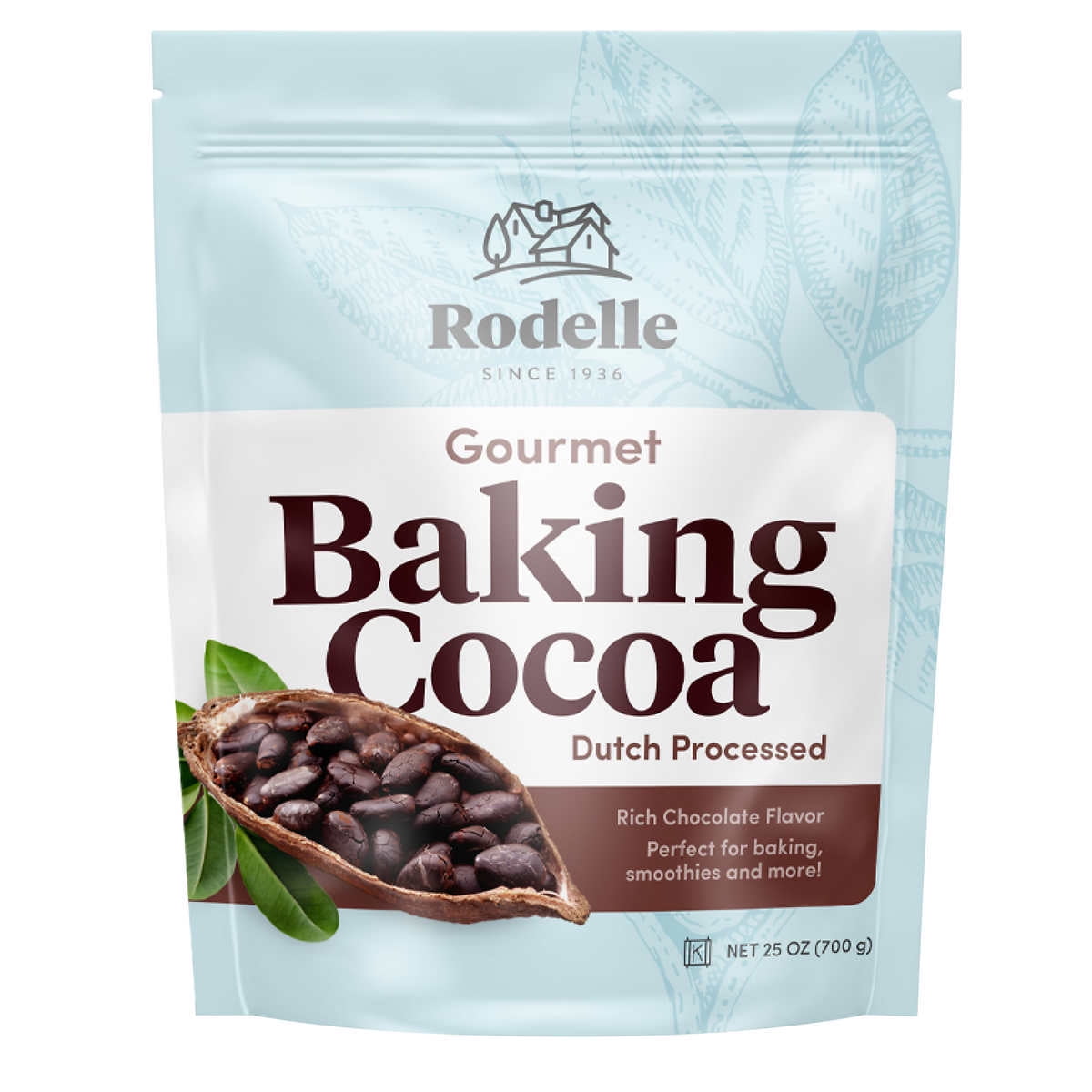 Rodelle Gourmet Dutch-Processed Dark Baking Cocoa Powder, 25 oz ...