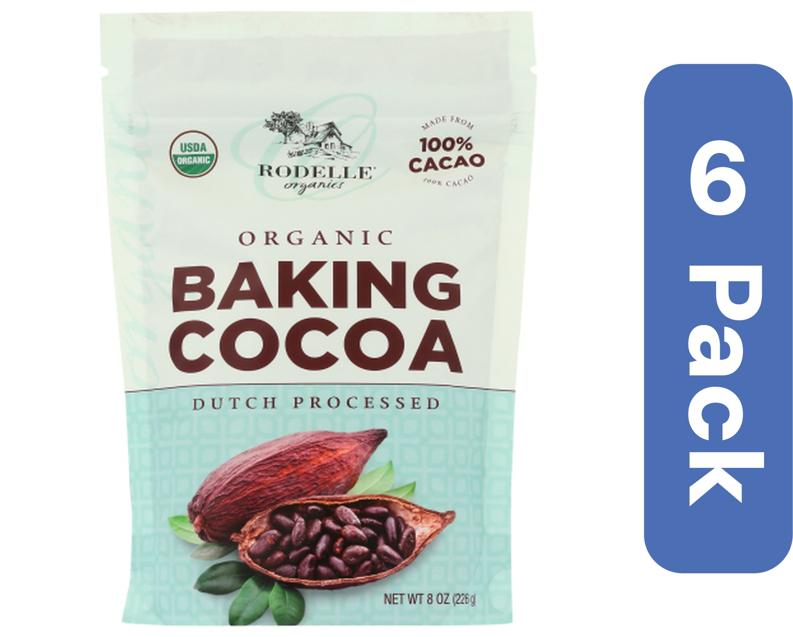 Rodelle Organic Cocoa Powder 8 oz (Pack Of 6) - Walmart.com