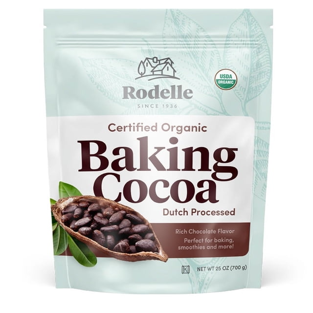 Rodelle Organic Gourmet Baking Cocoa, 25 oz - Walmart.com