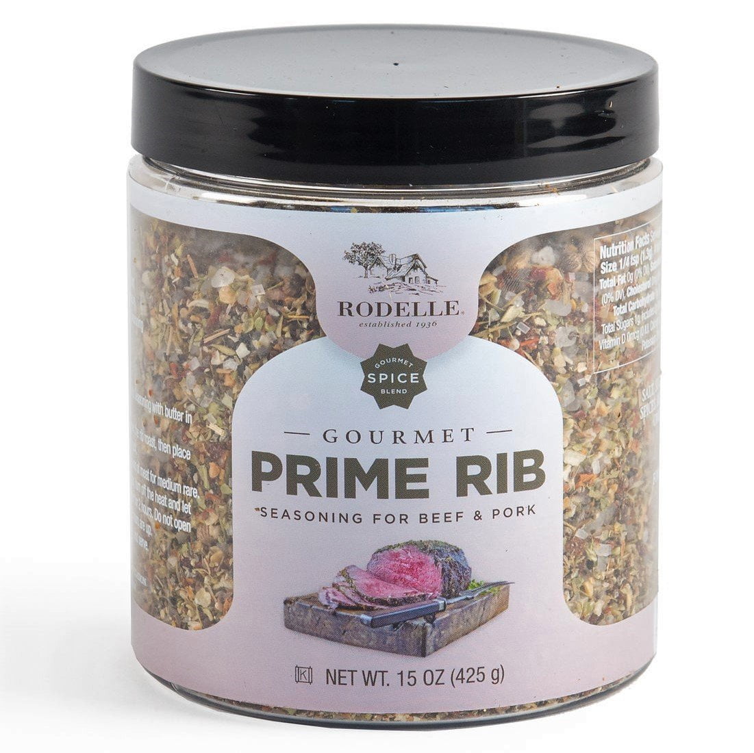 Rodelle Prime Rib Seasoning, DC20 15 Ounce - Walmart.com