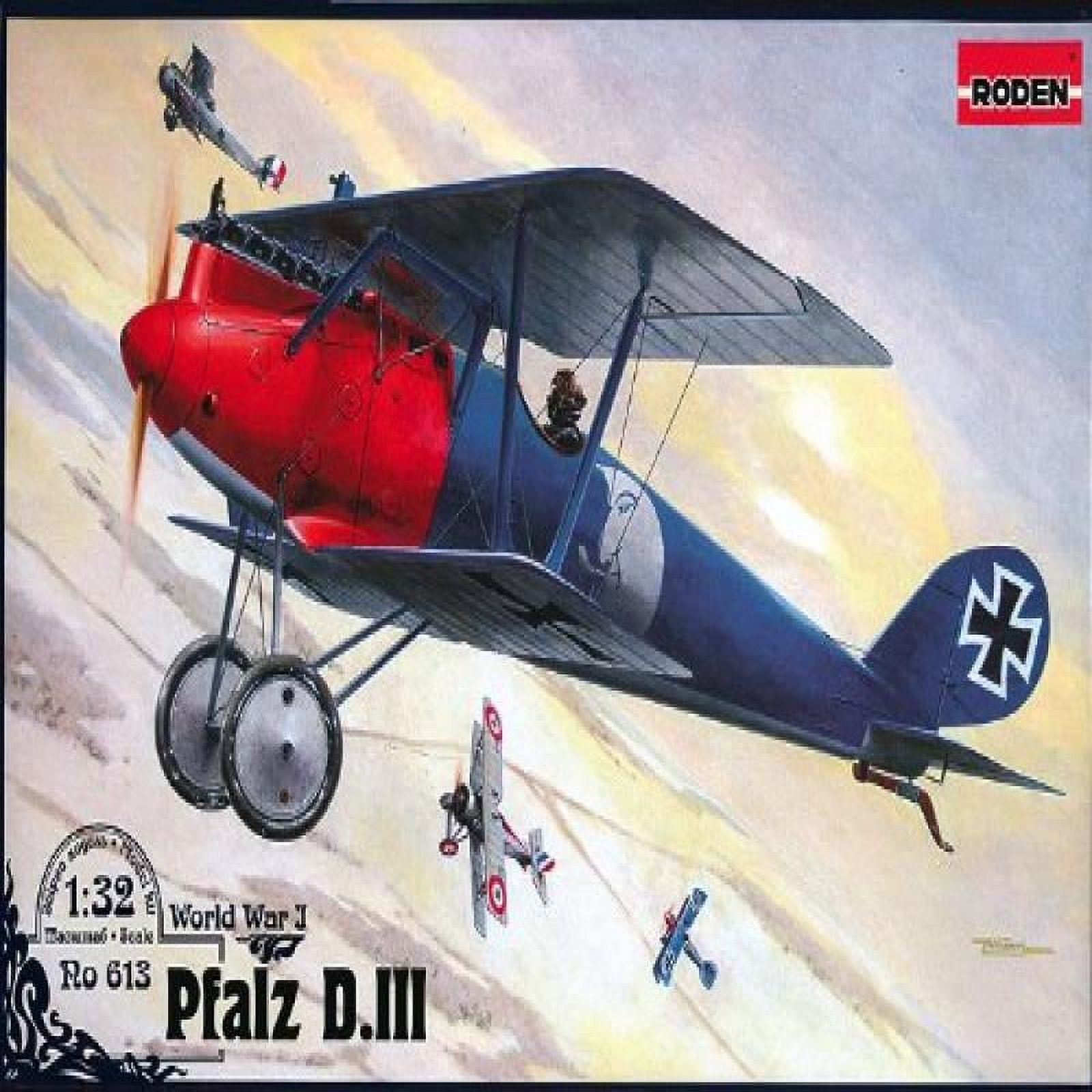 Roden Pfalz D.IIIS German Biplane Fighter Airplane Model Kit - Walmart.com