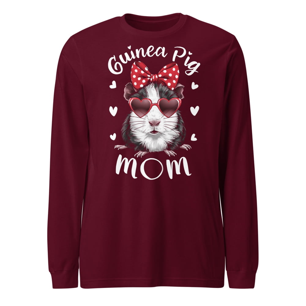 Rodent Hamster Lover For Women Girls Unisex Long Sleeve Tee, Guinea Pig ...