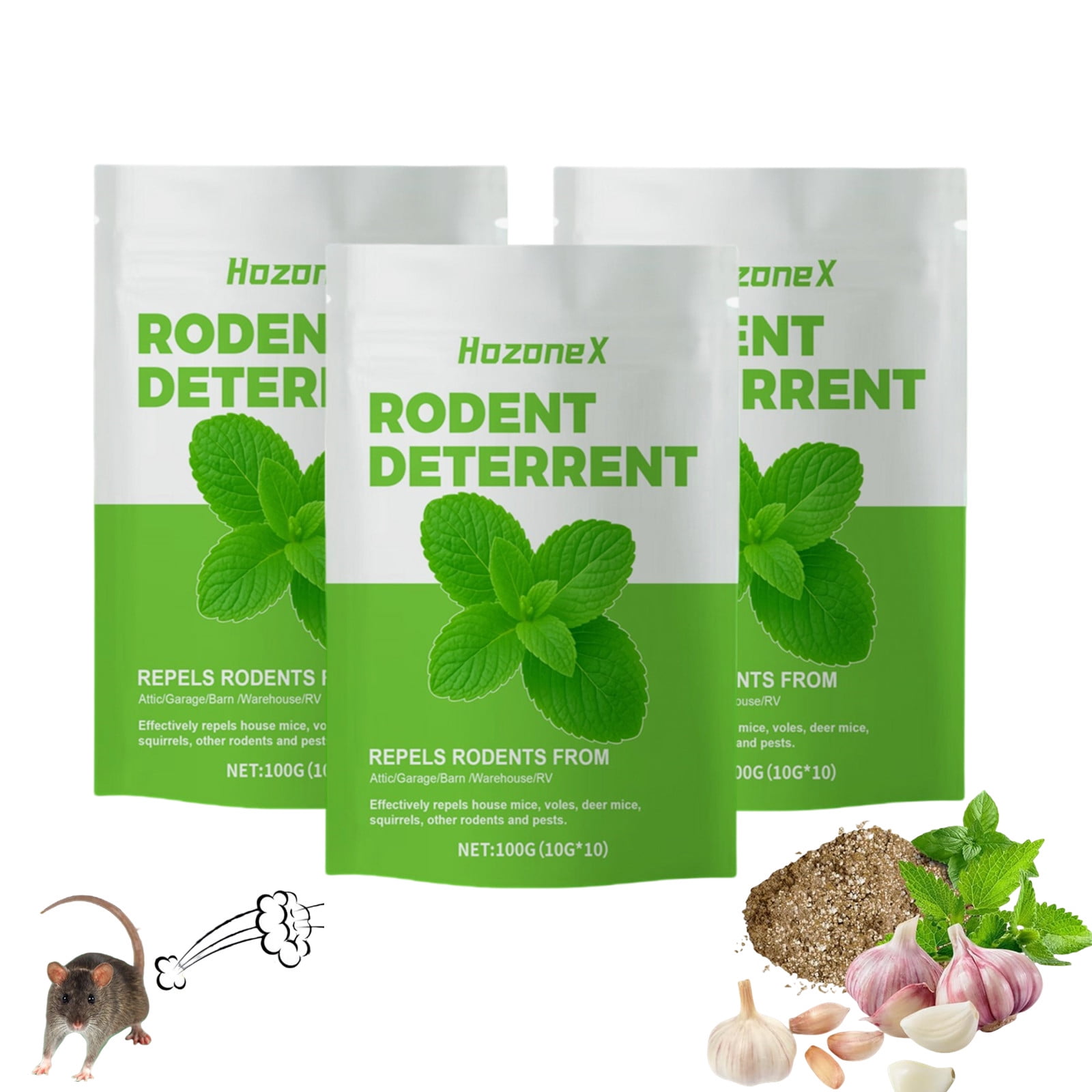 Rodent and Mouse Repellent, Extra-Strength Natural Mouse Repellent ...