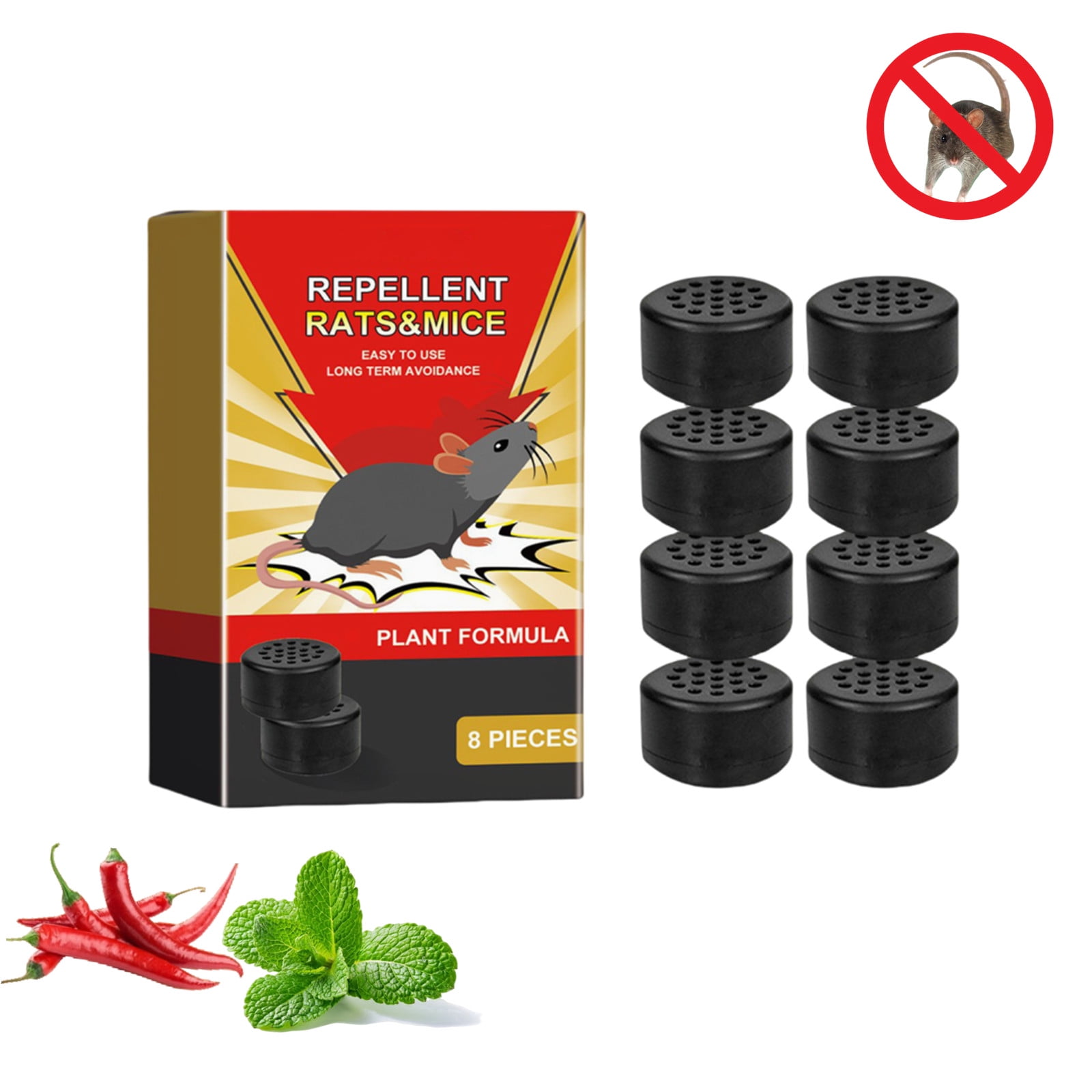 Rodent and Mouse Repellent, Rodent and Rat Repellant for House, Extra ...