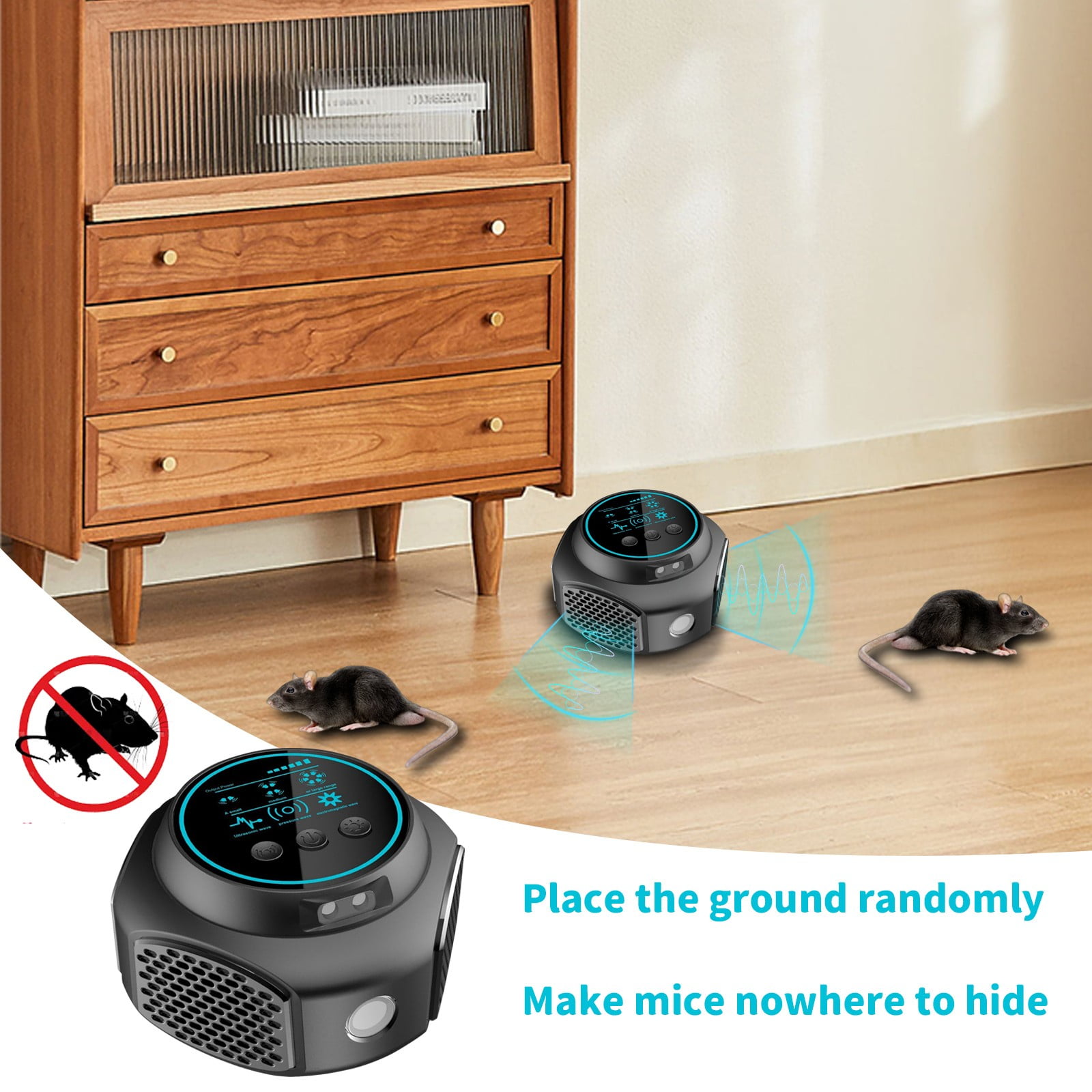 Rodent and Mouse Repellent, Rodent and Rat Repellant for House, Extra ...