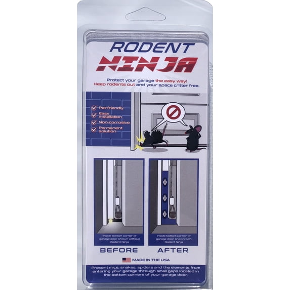 Rodent Ninja, Garage Door Seal Set, 2 Pieces, Easy to Install - Walmart.com
