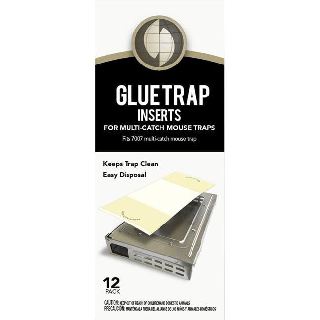 Rodent Pro 7017 Glue Trap Inserts for Safe Haven No. 7007 - 12 per Pack ...