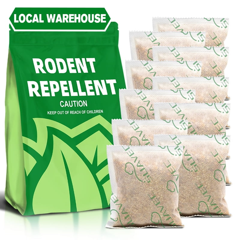 Rodent Repellent, Mouse and Rat Deterrent for Home and Garage, Keep ...