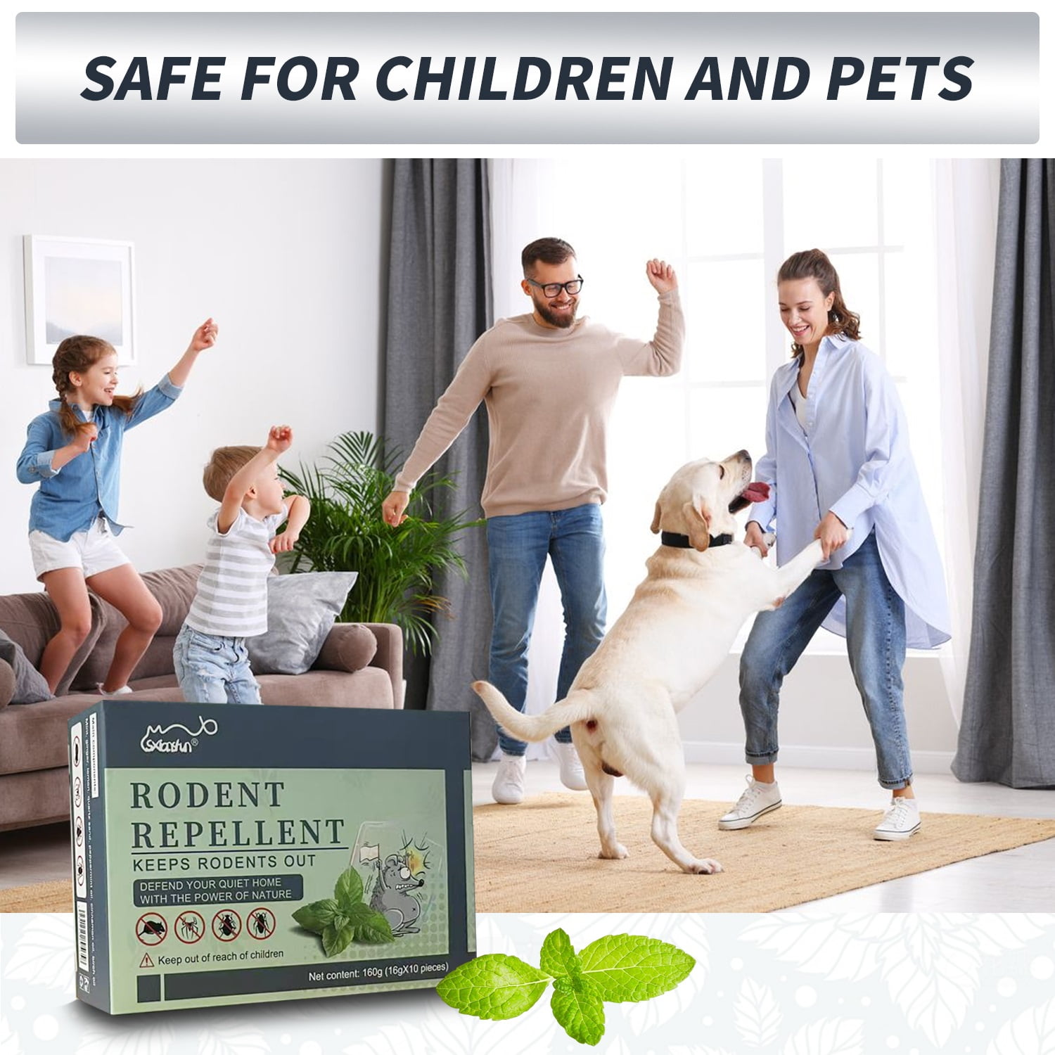 Rodent Repellent Peppermint Balls 10 Pack - Strong Mouse Deterrent for ...