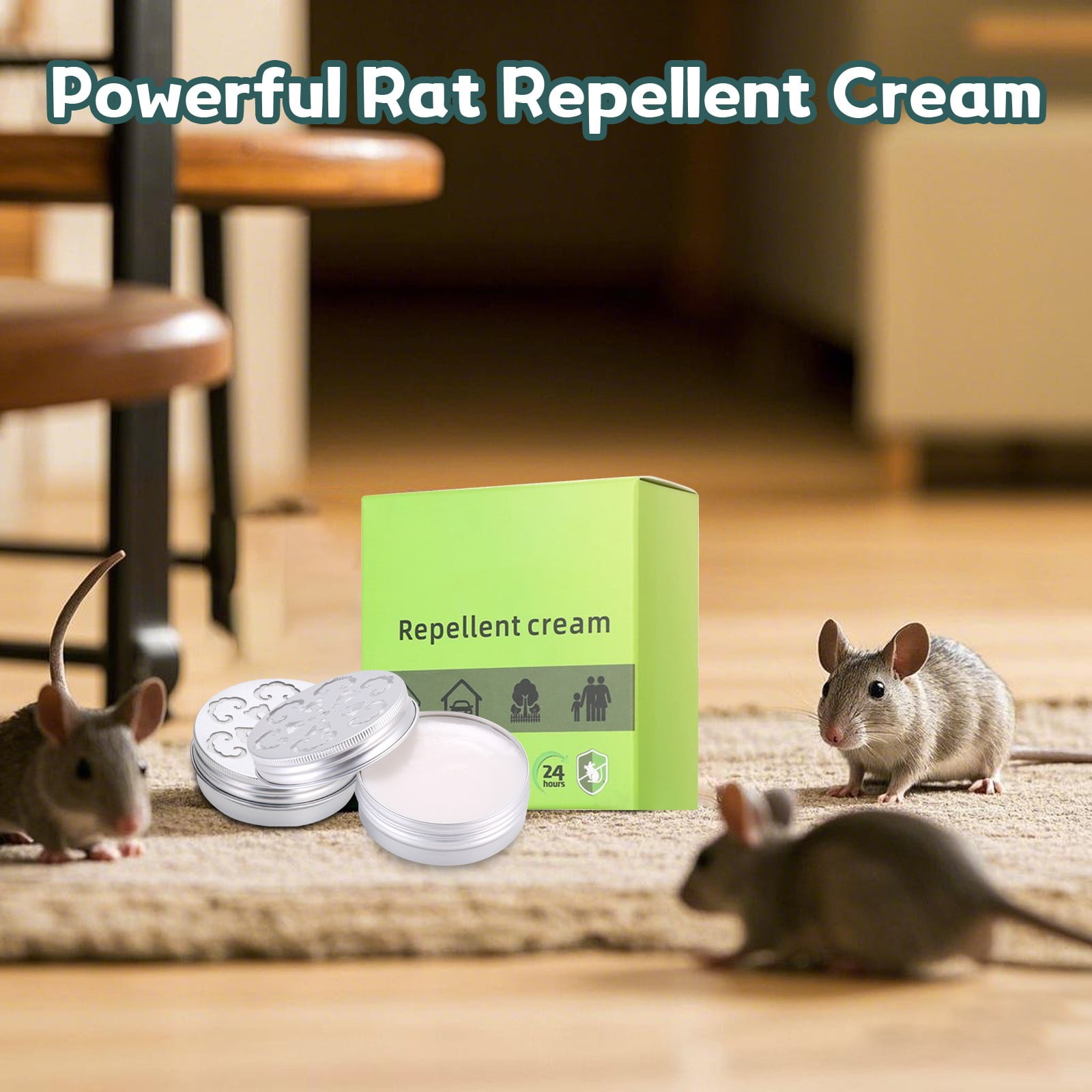 Rodent Repellent, Peppermint Oil Evolute Formula for Rat and Mouse Use ...