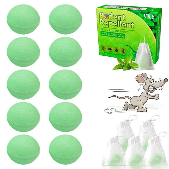 (30 Pack) Spider Repellent with Peppermint Oil, Squirrel & Rat ...