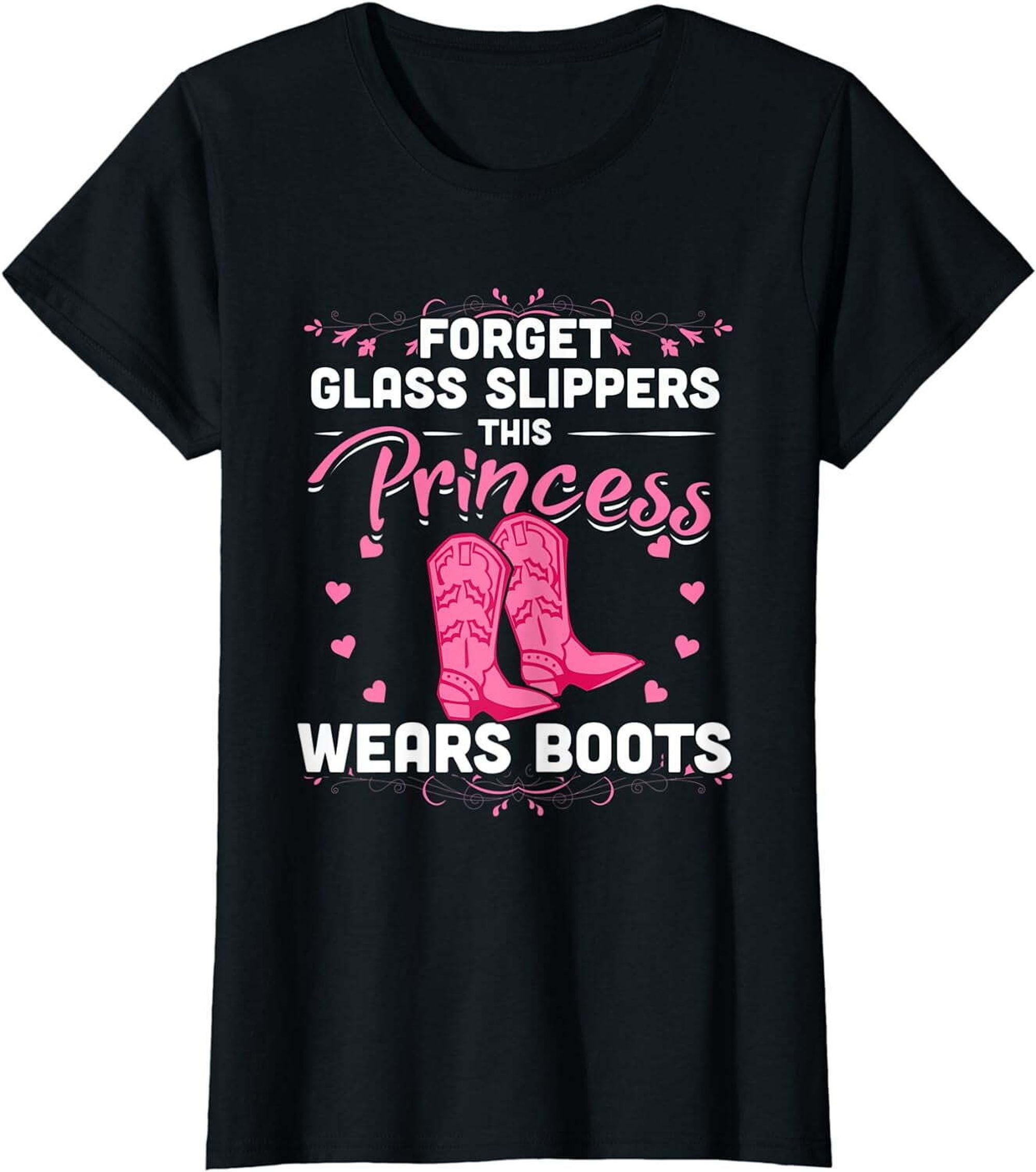 Rodeo Chic Cowgirl Princess Boot Tee - Walmart.com