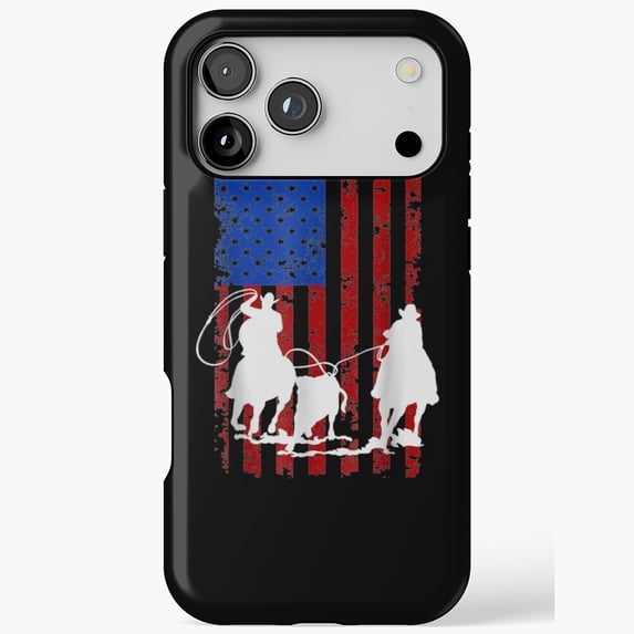Rodeo Cowboy Calf Roping Country for iPhone Case 17 11 12 13 14 15 16 ...