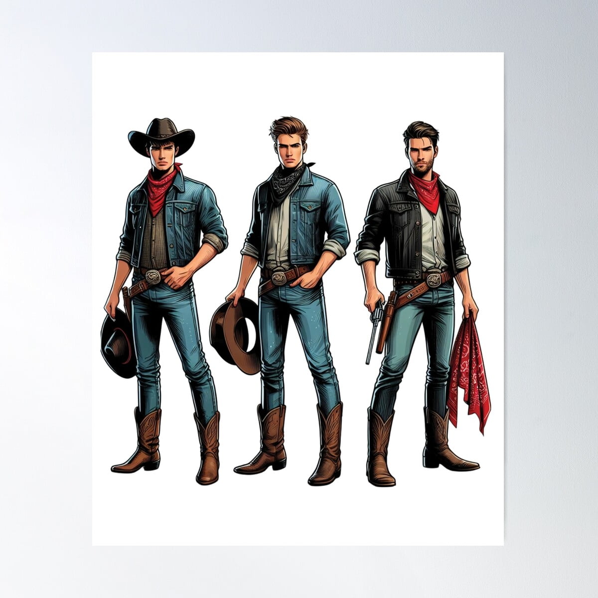 Rodeo Cowboy | Western Cowboy Spirit | Classic Rodeo Action | Wild West ...