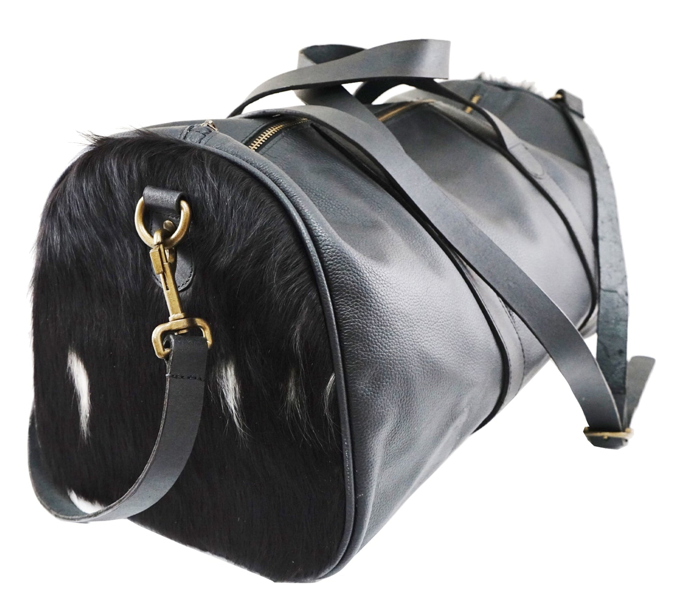 Rodeo Cowhide Rugs Rodeo Daily Duffel Cowhide Leather Bag - Walmart.com
