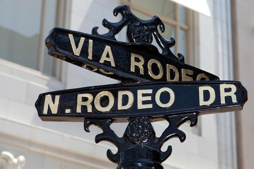 Rodeo Drive Via Rodeo Beverly Hills California Street Photo Photograph ...