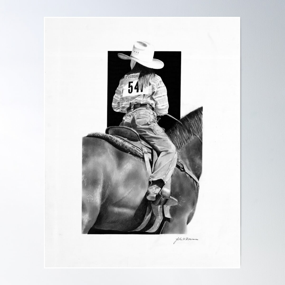 Rodeo Girl Jr. Rider Poster, 16x24 UNFRAMED - Walmart.com