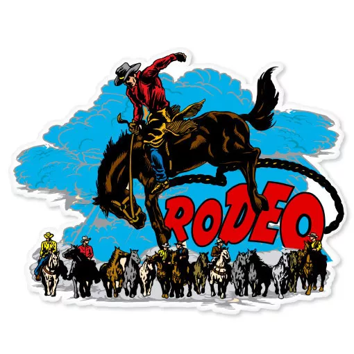 Rodeo Sticker Window Decal Phone Decal Water Bottle Stickers Car Decals ...