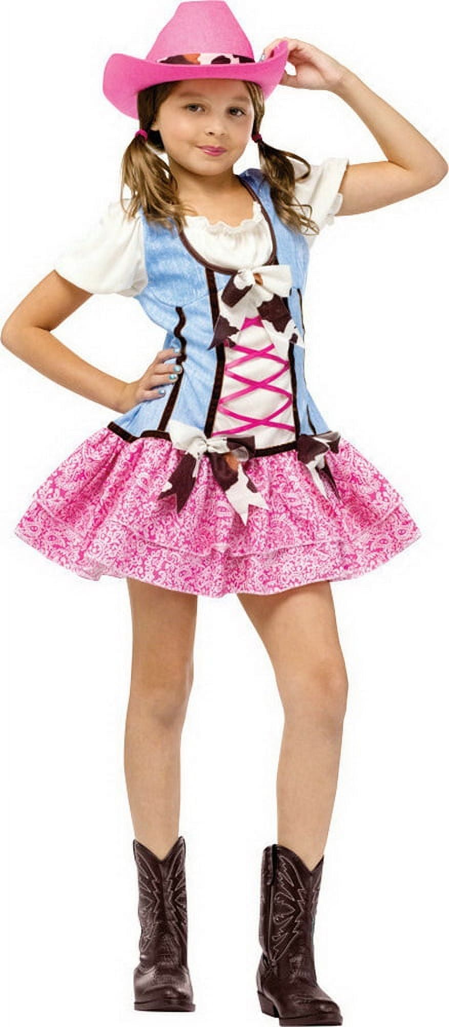 Rodeo Sweetie with Hat Child Halloween Costume - Walmart.com
