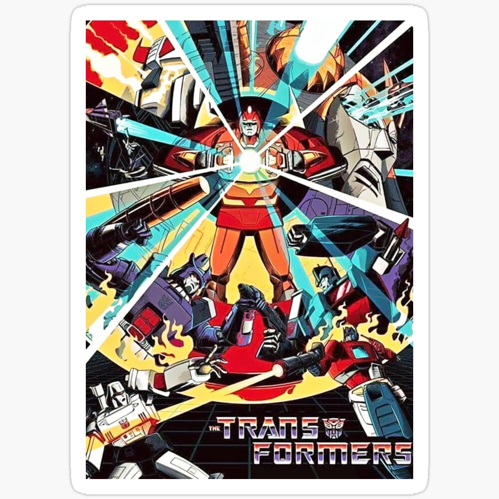 Rodimus Prime Sticker Phone Decal Water Bottle Stickers Car Decals ...