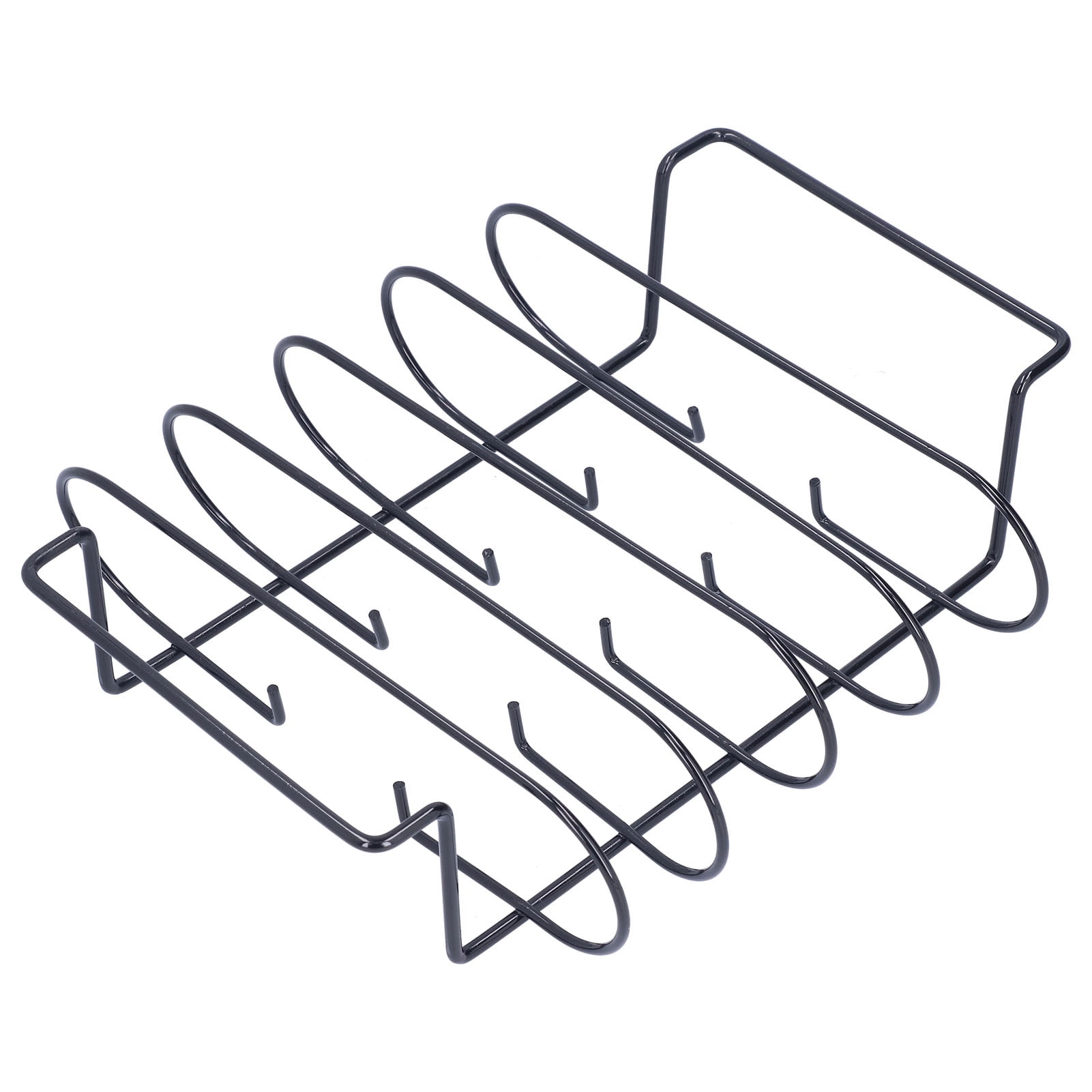 Rodless vertical rib rack, barbecue rib rack, rib rack portable rodless ...