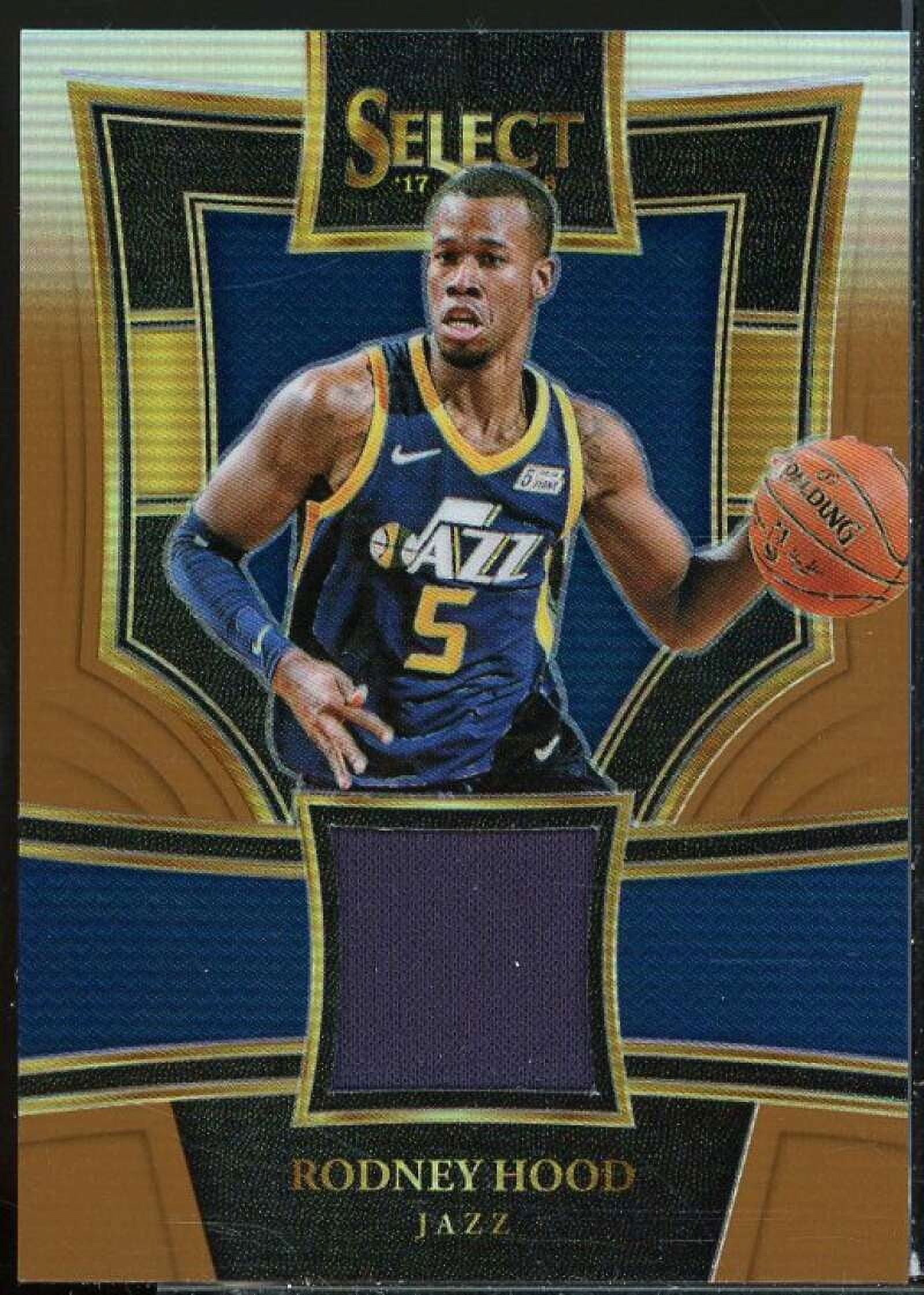 Rodney Hood Card 2017-18 Select Select Swatches Prizms Copper #2 ...