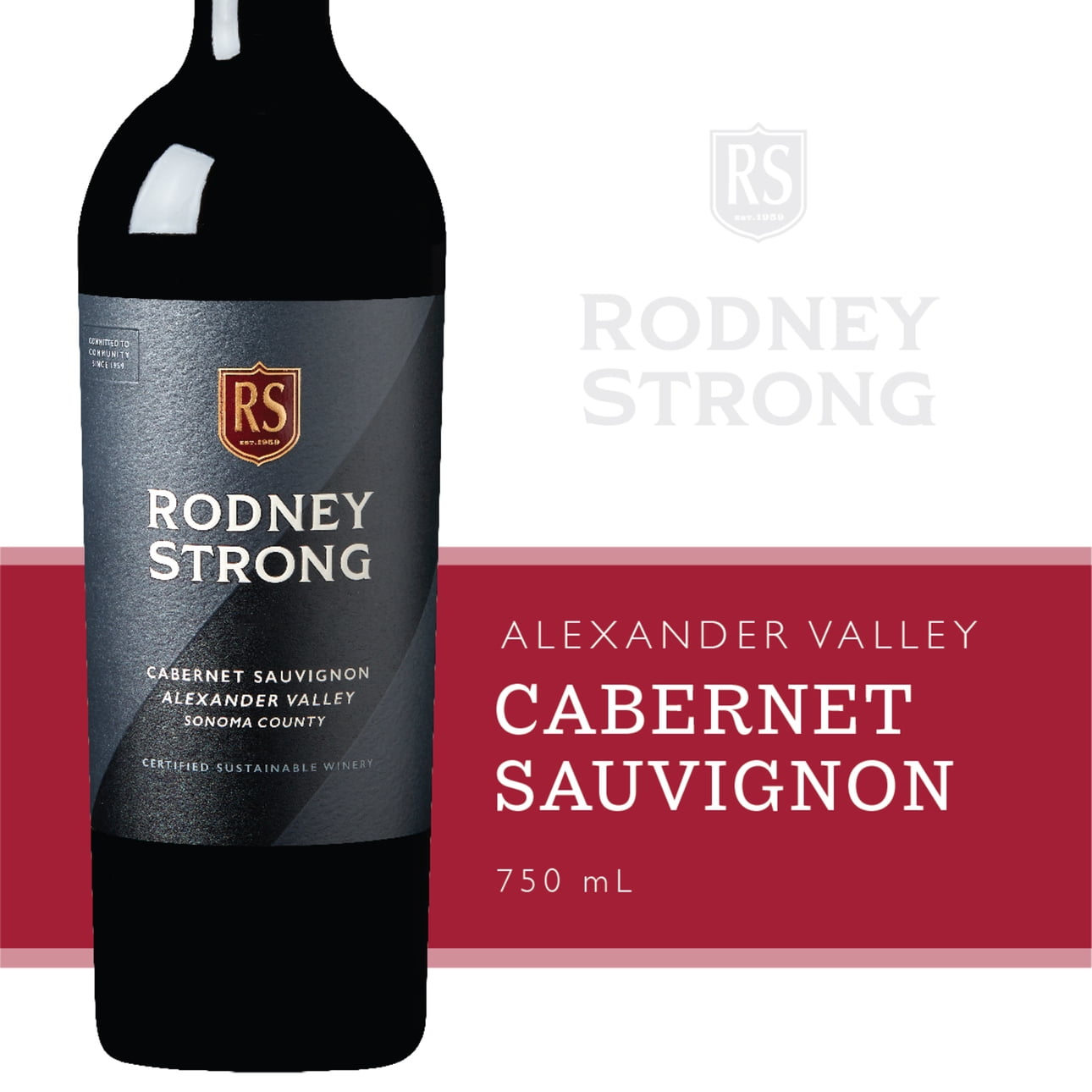 Rodney Strong California Cabernet Sauvignon from Alexander Valley with ...