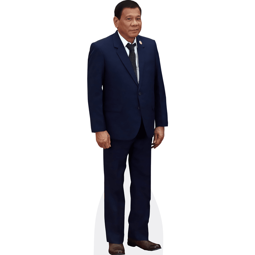 Rodrigo Duterte (Blue Suit) Mini Size Cutout. Standee. - Walmart.com