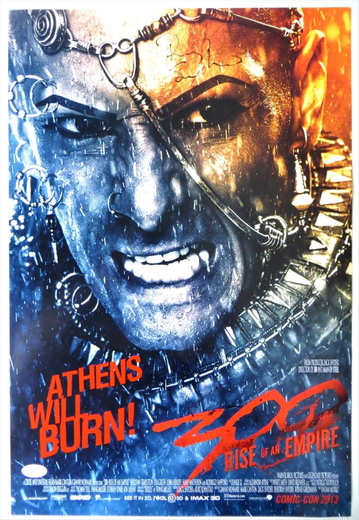 Rodrigo Santoro Signed Autograph 13X20 Poster 300 Rise of an Empire JSA ...