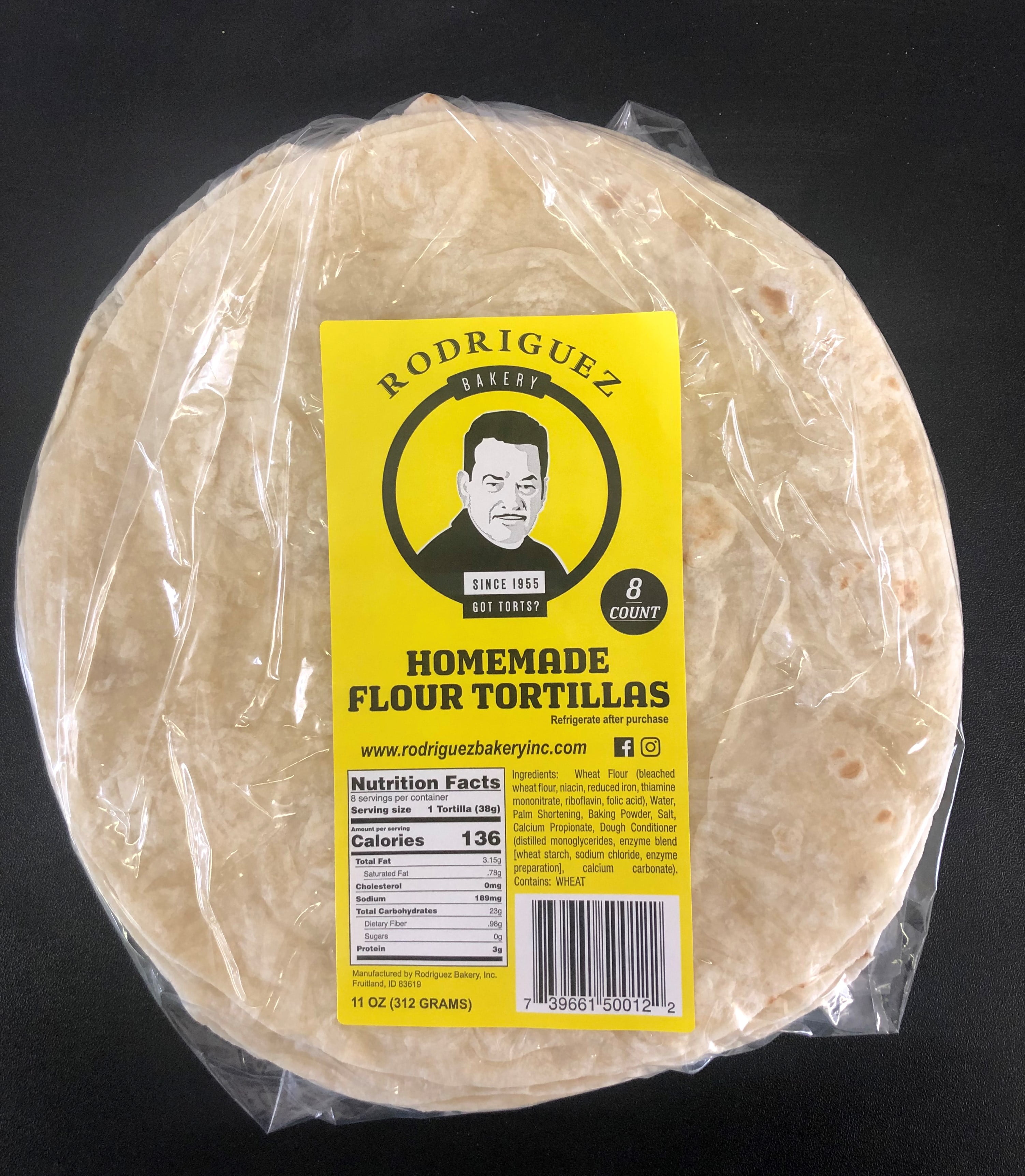 Rodriguez Flour Tortillas, 8 Ct, 11 oz - Walmart.com