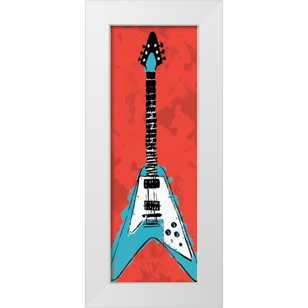 Rodriquez Jr, Enrique 11x24 White Modern Wood Framed Museum Art Print ...