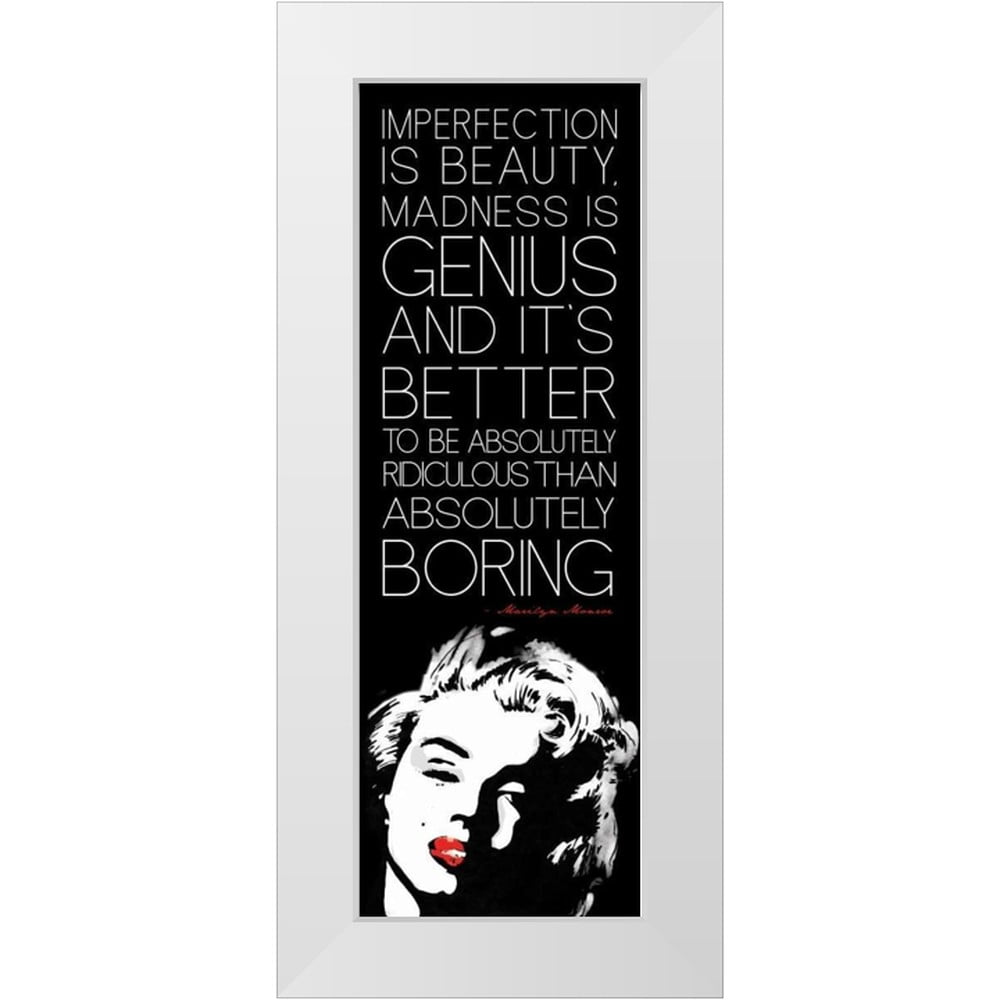 Rodriquez Jr, Enrique 13x32 White Modern Wood Framed Museum Art Print Titled - Monroe B2 ...