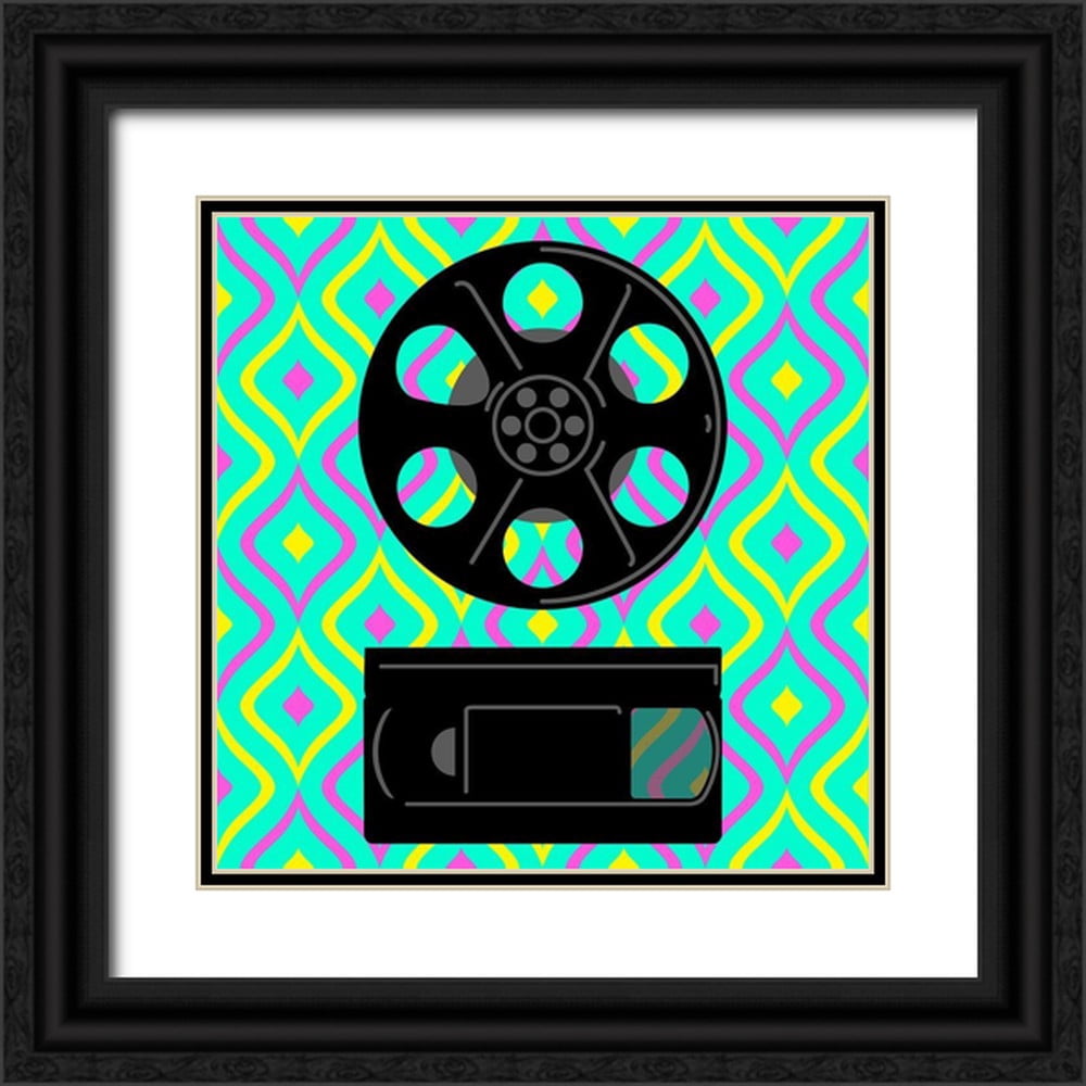 Rodriquez Jr, Enrique 15x15 Black Ornate Wood Framed with Double ...