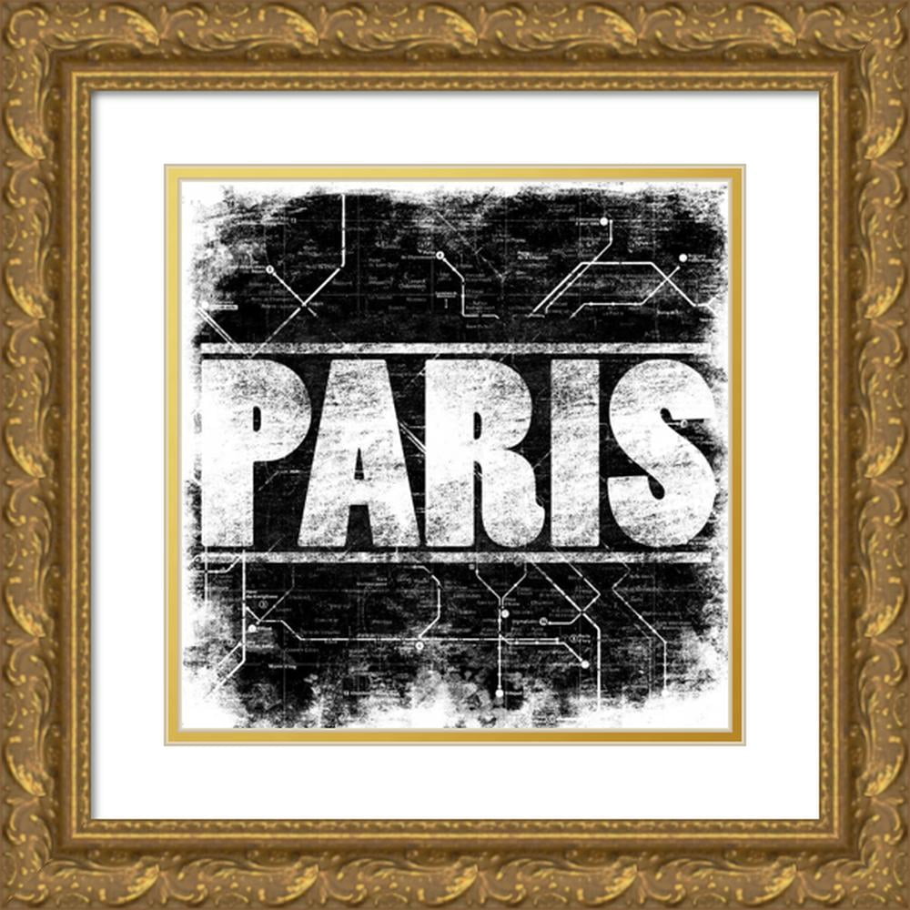 Rodriquez Jr, Enrique 15x15 Gold Ornate Wood Framed with Double Matting ...