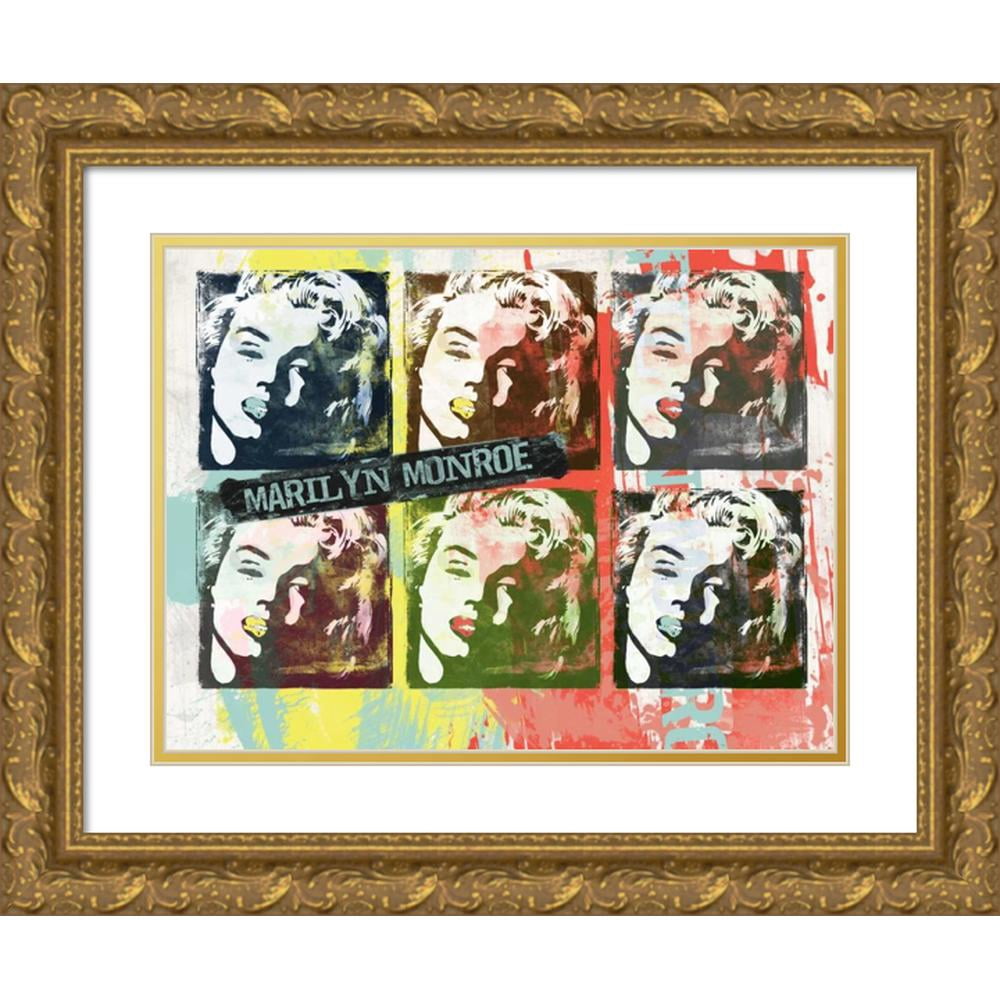 Rodriquez Jr, Enrique 18x15 Gold Ornate Wood Framed with Double Matting ...