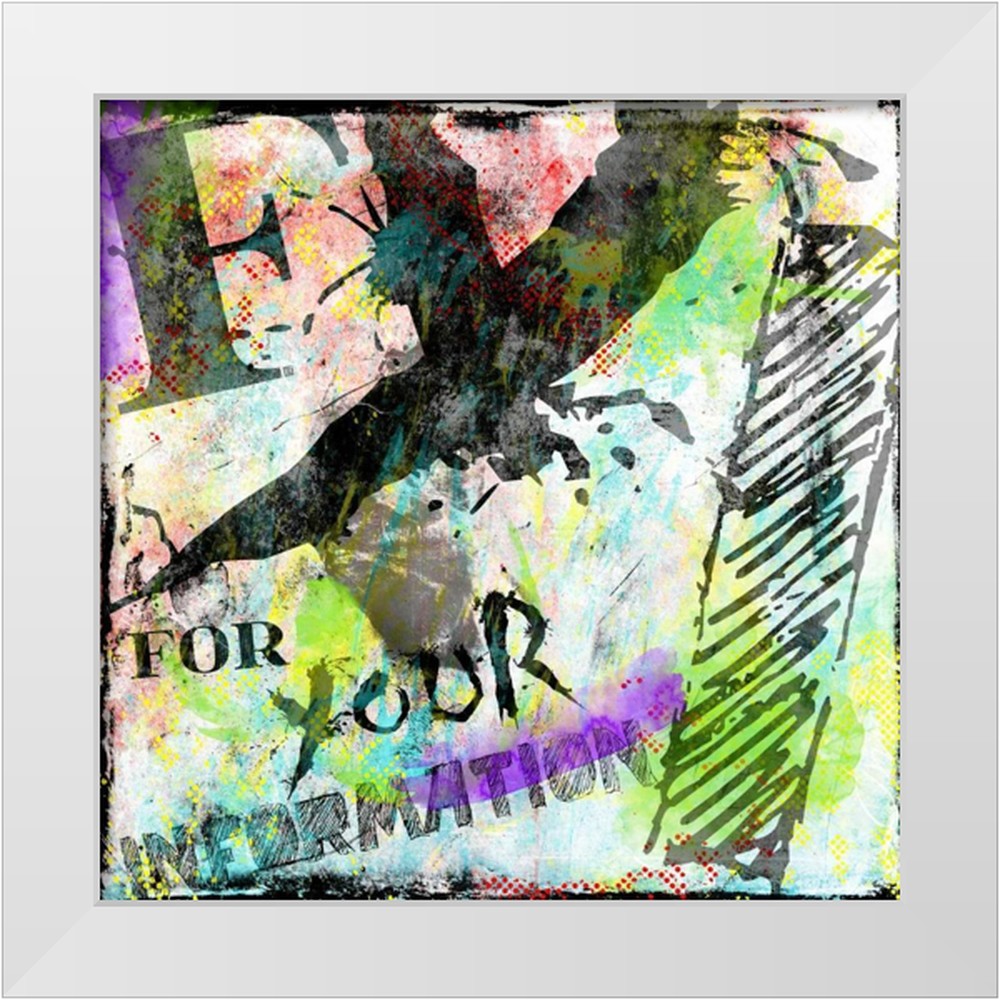 Rodriquez Jr, Enrique 20x20 White Modern Wood Framed Museum Art Print ...